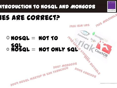 Introduction To NOSQL And MongoDB PPT