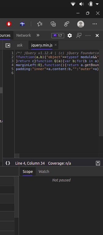 Javascript How To Make Sure When I See The Code On The Web Console Is Not Messy Stack Overflow