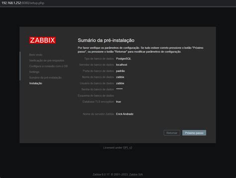 Instalando O Zabbix 60 Com Postgresql E Nginx Erick Andrade