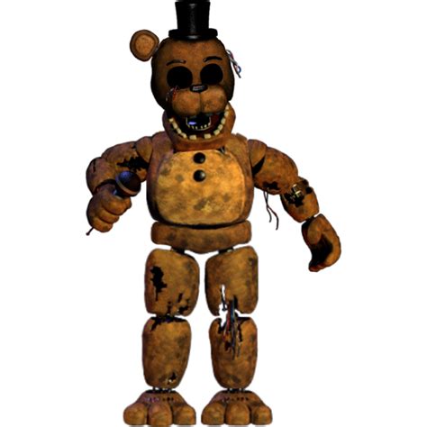 Withered Golden Freddy Full Body V 2 By Fnaffan28 On Deviantart