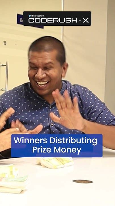 Coderush X Winners Distributing Prize Money Youtubeshorts Shorts Youtube