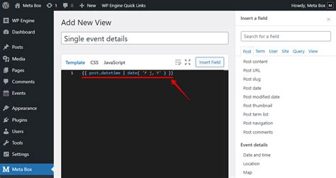 Custom Fields Meta Box Documentation