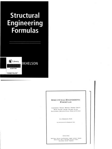 Structural Engineering Formulas Pdf Structural Engineering Formulas Pdf