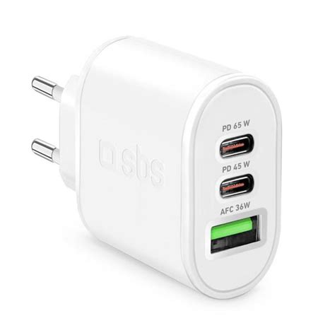 Gan 65w Ultraschnelles Ladegerät Usb A Und Usb C Weiß Im Angebot Aktuelle Preise