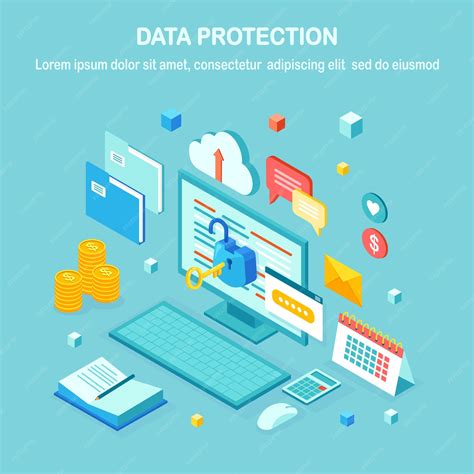 Premium Vector Data Protection Internet Security Privacy Access
