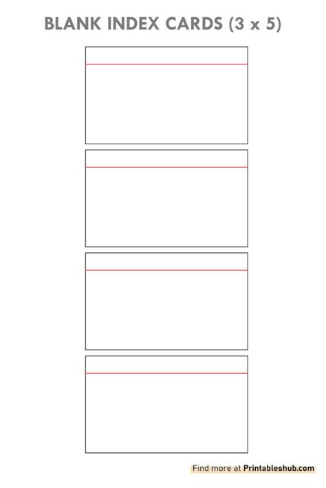 Free 3 By 5 Printable Index Cards Download Free 3 By 5 Printable Index Cards Png Images Free
