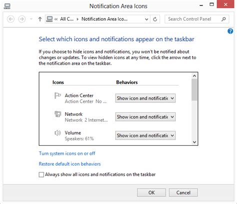 Getting Rid Of Notification Area Icons Tips Net