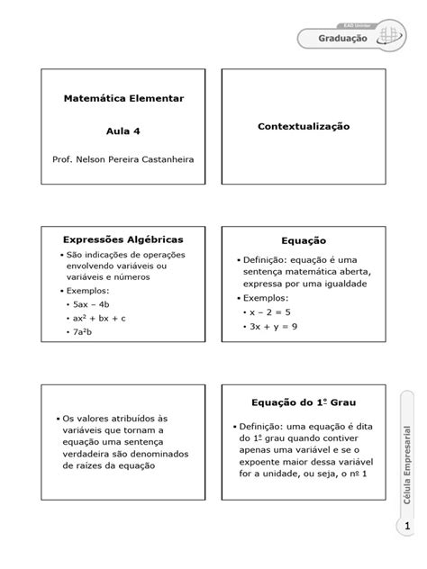 Matemática Elementar Pt3 Pdf Métodos Y Materiales De Enseñanza