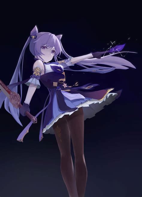 Keqing Genshin Impact Drawn By Xincang Danbooru