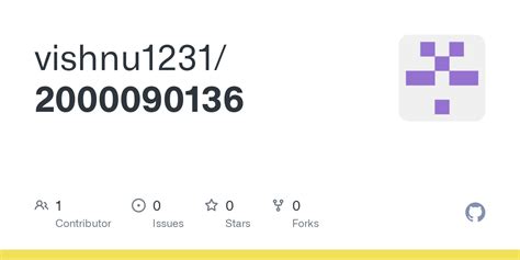 Github Vishnu12312000090136