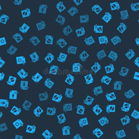 Set Wma File Document Mp3 Raw And Ogg On Seamless Pattern Vector