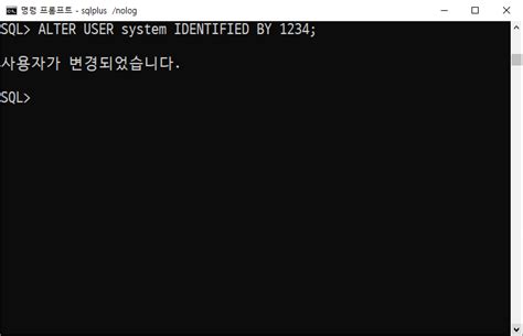 [oracle] System 계정 Lock