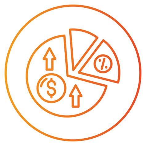 Profit Margin Generic Gradient Outline Icon