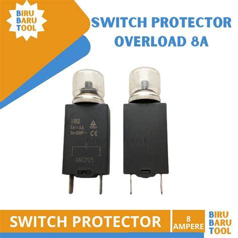 Jual SWITCH PROTECTOR OVERLOAD 8A SIBEL POMPA SATELIT SUBMERSIBLE 8 AMPER Overload Pompa Air