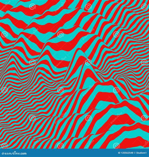 Waveform Background Dynamic Visual Effect Surface Distortion Stock