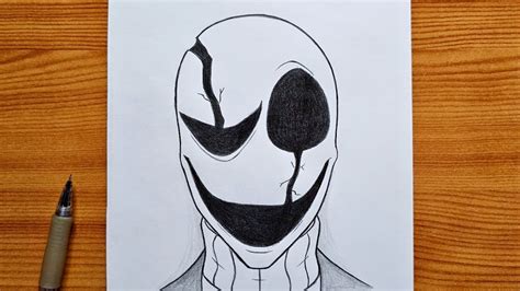 How To Draw Creepy Ghost Face Ghostface Step By Step Easy Ideas For Beginners Youtube