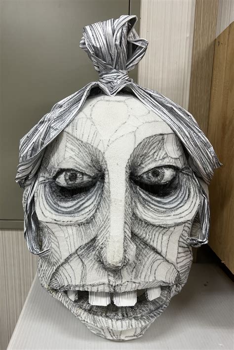 Cardboard Head Sculptures Artofit