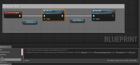 accessed none trying to read property gamemode r unrealengine