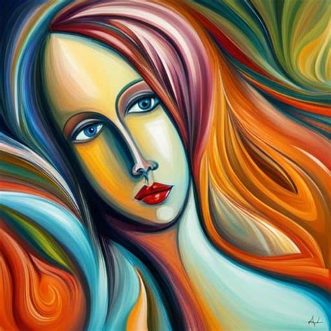 Abstract Woman Ai Generated Artwork Nightcafe Creator