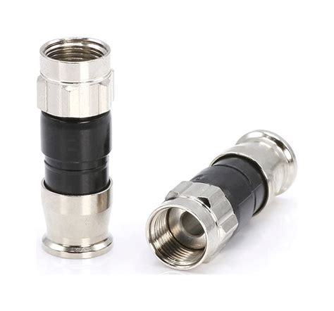 The Cimple Co Rg59 Coaxial Cable Connectors Coax Compression Fittings W Water Tight 50 Ea