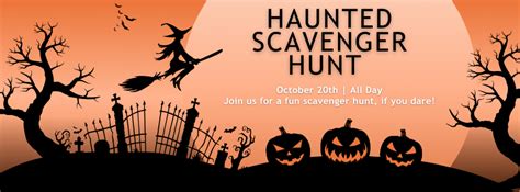 Haunted Scavenger Hunt New Castle Library