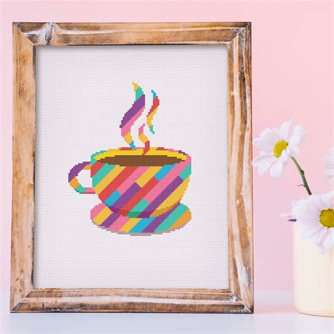 Geometric Java Cross Stitch Pattern Etsy