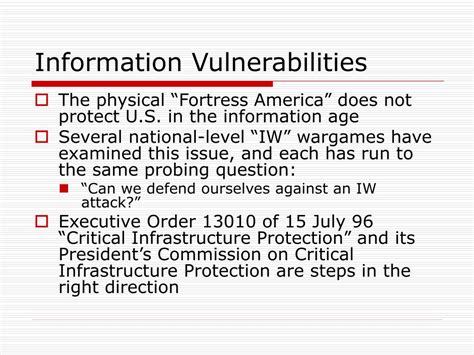 Ppt Critical Infrastructure Critical Vulnerabilities Powerpoint Presentation Id 3856011
