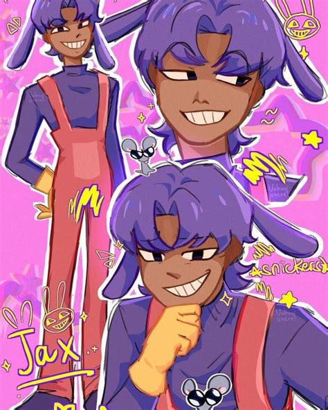 Jax As Human Cute Drawings Cartoon Drawings Digital Artist