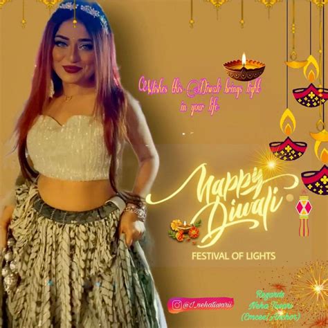 Anchor Neha Tiwari On Linkedin Diwali2023 Happydiwali Emceeneha