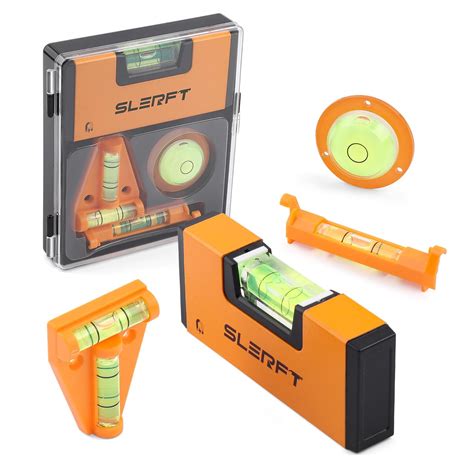 4 In 1 Portable Small Level Bubble Tool Set Magnetic Pocket Levelt Levelhanging Line Level
