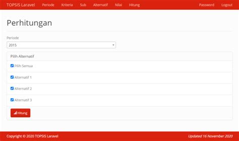 Source Code Spk Metode Topsis Laravel Tugasakhirid