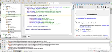 Android Material Design Failed To Find Style Toolbarstyle In