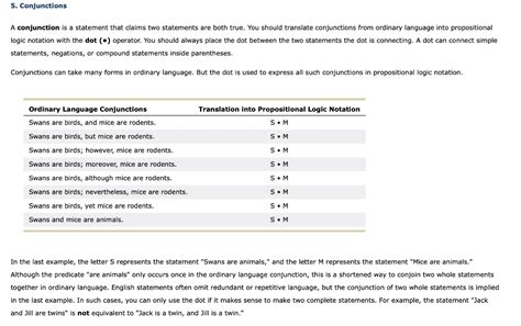 Solved A Conjunction Is A Statement That Claims Two