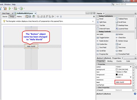 Java Programming Hello World Application Using Netbeans Ide