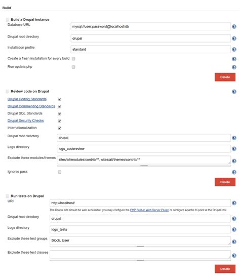 Jenkins Drupal Developer Plugin