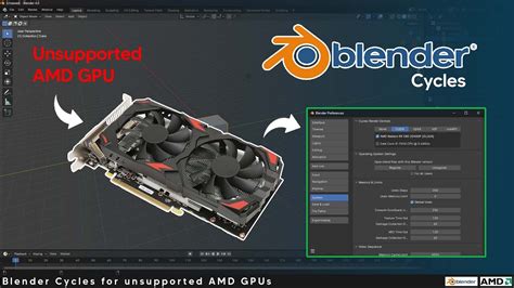 Blender Cycles For Unsupported AMD GPUs YouTube
