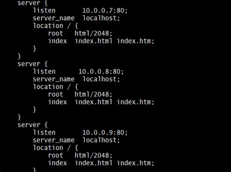Nginx配置基于多域名端口IP的虚拟主机 SSgeek 博客园