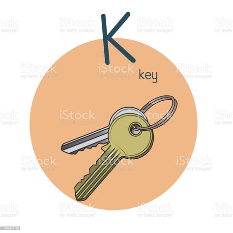 알파벳 문자 K 어퍼 케이스 또는 어린이 학습 연습 Abc에 대 한 대 문자키의 벡터 그림 벡터에 대한 스톡 벡터 아트 및 기타