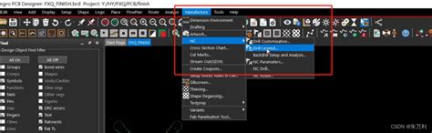 cadence allegro 17 4学习记录开始34 pcb editor 17 4软件pcb中gerber孔符图，钻孔表和钻孔文件