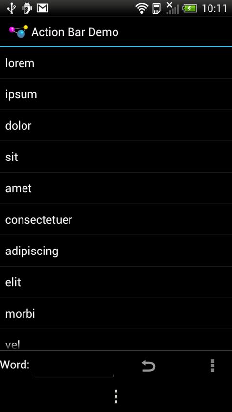 Android Htc One Menu Doesnt Show Stack Overflow