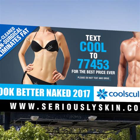 Look Better Naked Coolsculpting Billboard Signage Contest