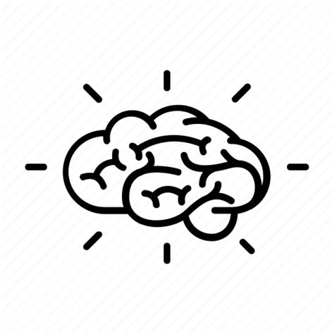 Brain Brainstorm Brainstorming Knowledge Metaphor Thinking Icon