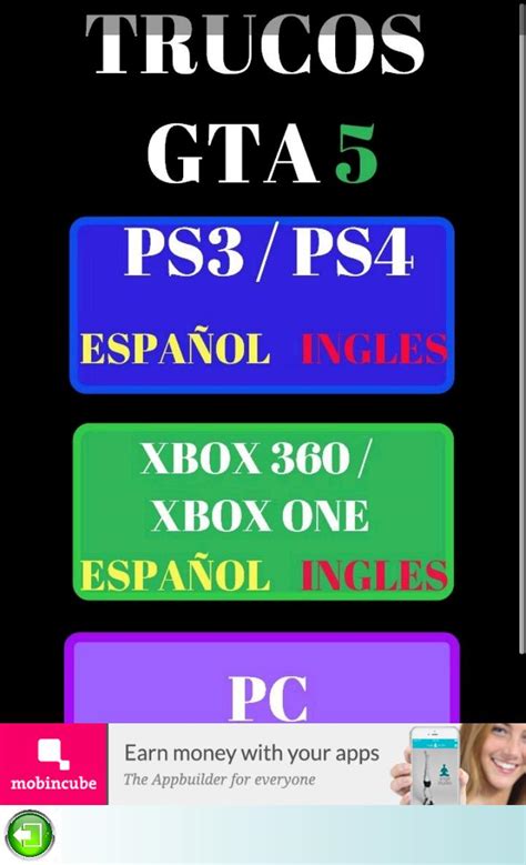 Descargar Trucos Gta 5 Apk Última Versión 400 Para Android