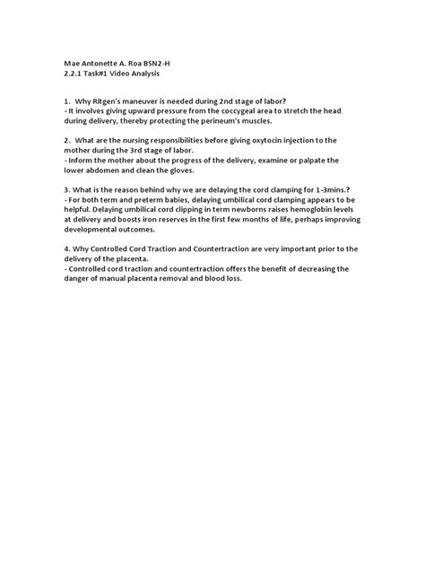 Learning Task 1 Video Analysis Pdf