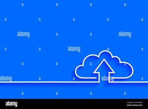 Line Style Cloud Computing Global Network Background With Text Space