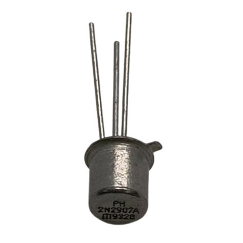 Kit Com 02 PeÇas Transistor 2n2907 Metalico 2n2907a Philips Gold