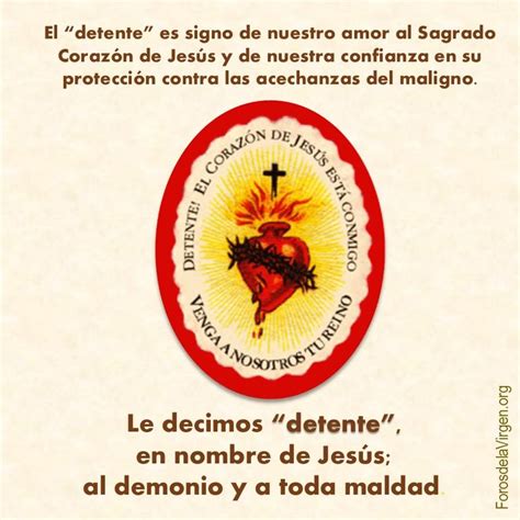 Devociones El Detente” Es Signo De Nuestro Amor Al Sagrado Corazón De