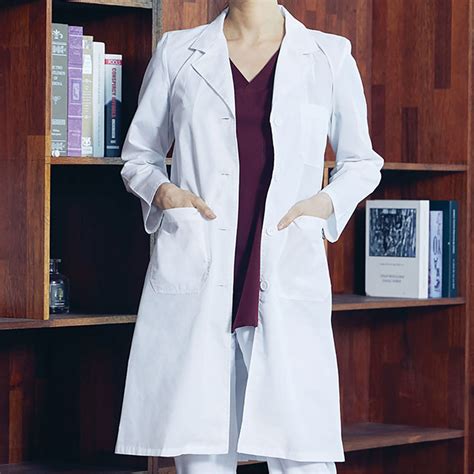 Th201 2 Tc45수 면 혼방 긴팔 여성 영양사 가운 학교 급식실 식품 회사 공장 1675666518 티마스터