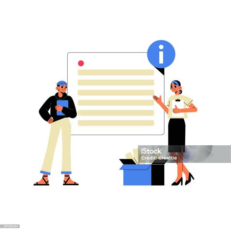 팀워크 정보 공유 및 사무실 생산성을 상징하는 평면 벡터 일러스트 레이 션의 전문적인 협업 및 프레젠테이션 흰색 배경에 고립되어