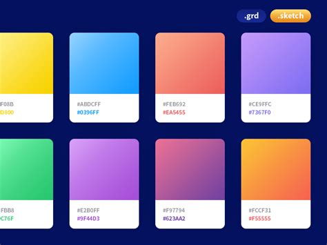 Coolhue Gradient Palette By Nitish Kumar Flat Color Palette Colour